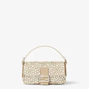 Fendi Baguette® 26424 Bag Embroidered With Cabochon Crystals
